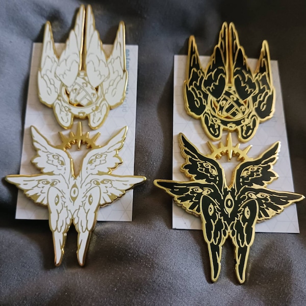 Black Angels Pin - Etsy