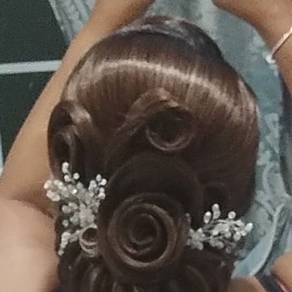 Faith, Blossom Swirl Updo Lace Front Wig, Synthetic Custom Wig, Styled ...