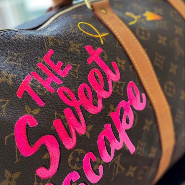 Custom Hand-painted Bag / Personalized Designer Handbag Purse Tote ...