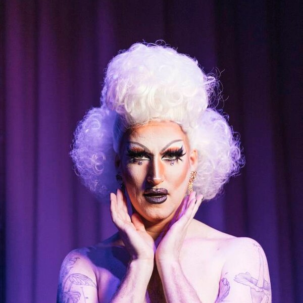 Drag Pageant Updo | High Curly Bun With Bang | Styled Lace Front Drag ...