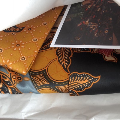 Black and Gold Mens Silk Kimono Robe, Boheme Silk Dressing Gown for Man ...