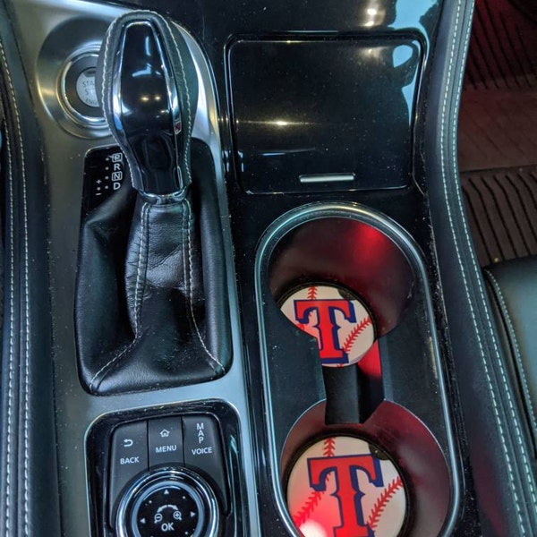 Texas Rangers Ceramic Car Coasters - Etsy