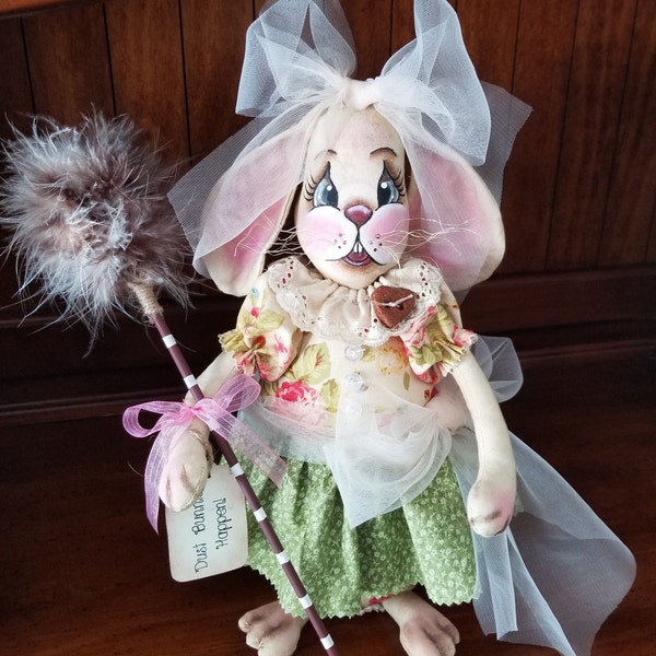 Primitive Bunny E-PATTERN, Spring Rabbit, Easter Bunny, Cloth Doll ...