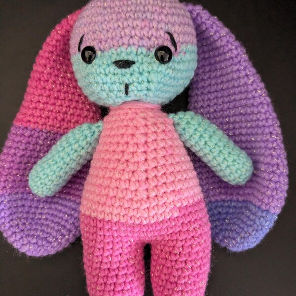 Crochet Pattern Bunny, Amigurumi Easter Plush Bunny Tutorial, Crochet ...