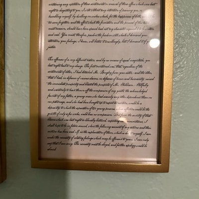 Mr Darcy's Letter to Elizabeth Pride and Prejudice Jane Austen Poster ...