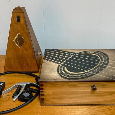 Acoustic Guitar Medium Wooden Box - Etsy