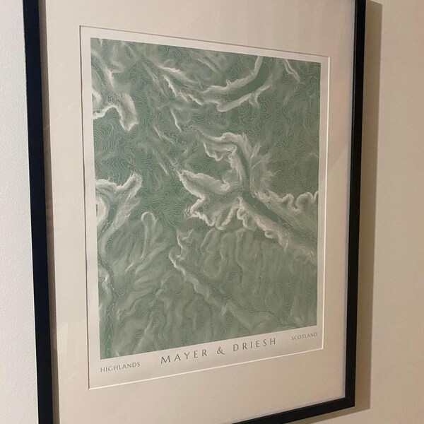 Anchorage Alaska Print | Elevation Poster - Topographic Contour Map ...