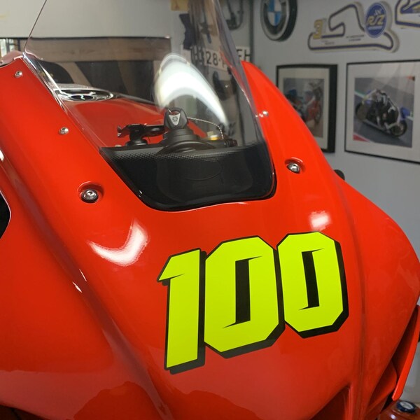 3x Personal Custom Race Numbers Stickers Decals Graphics Racing ...