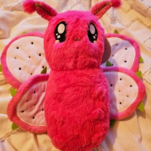 Orange Fruit Moth Plush, Fruit Plushie, Food Plush, Cottagecore Gift ...