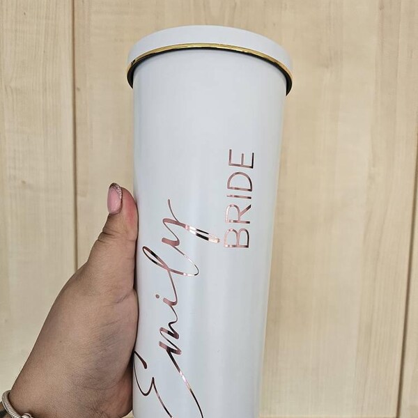 Personalised Bridal Party Tumblers, Bridesmaid Gifts, Bridesman Gift ...