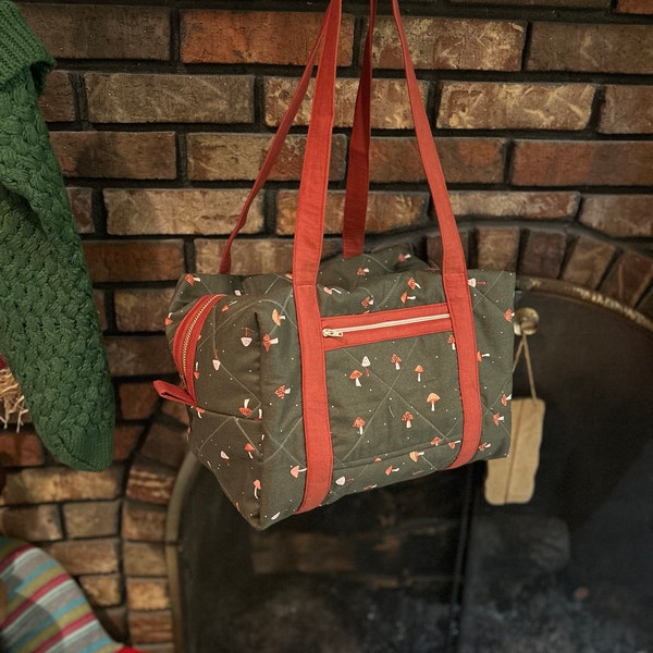 PDF Holland Duffle Pattern Quilted Boxy Duffle Bag PDF Pattern - Etsy ...