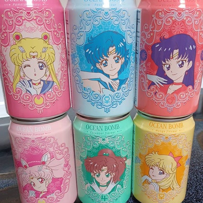 Sailor Moon Soda Complete Gift Set 10 Cans - Etsy