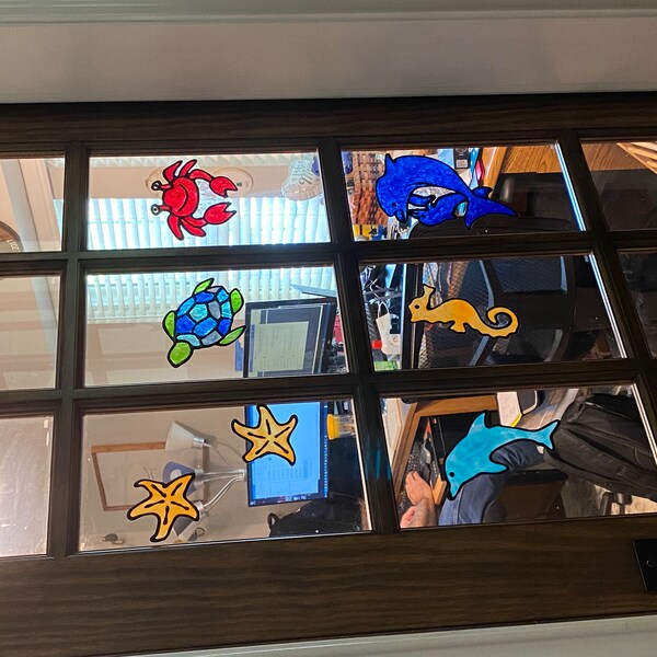 Gallery Glass Window Clings (2) Daffodil - Etsy