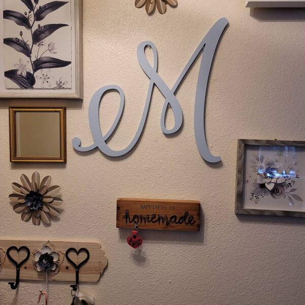 Extra Large Wood Letter, Initial Wall Hanging, Wedding Backdrop Letter ...