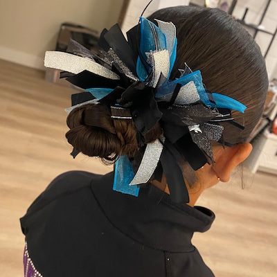 Competition Streamers, Pigtails, White, Silver and Black, Gymnastic ...