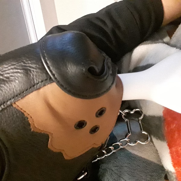 White, Pink, Black or Red Silicone Bone: Pet Play, Sensory / Chew Stim ...