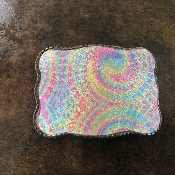 Rainbow Tie Dye Vinyl/printed Heat Transfer Vinyl/patterned Vinyl ...