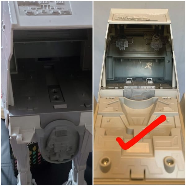 Republic Gunship LAAT Gun POD Star Wars Kenner Hasbro Toy Repro Parts ...