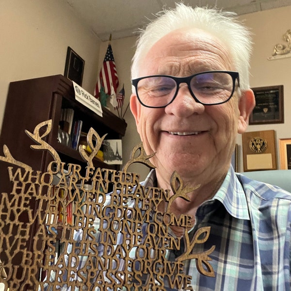 Lords Prayer, Our Father, Prayer Tree, Wooden Tree, Religious Gifts ...