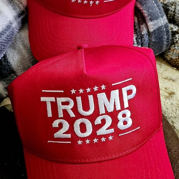 Trump 2028 Embroidered Cap, Trump 2028 Hat, Trump Gifts, Republican ...