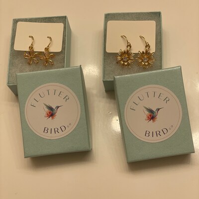 Tree Earrings, Gold Dangle Earrings, Tree of Life Earrings, Nature ...