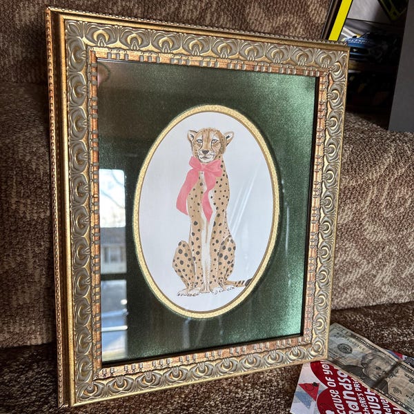 Oval and Round VELVET Picture Matting Hand Wrapped Double Mat Choice of ...