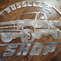 Squarebody Truck Shop 1981 1982 1983 1984 1985 1986 1987 Sign Made of ...