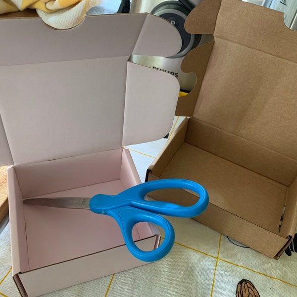 8 Pcs Kraft Carton Bottle Carrier, Holder, Box With Handle, Gift ...