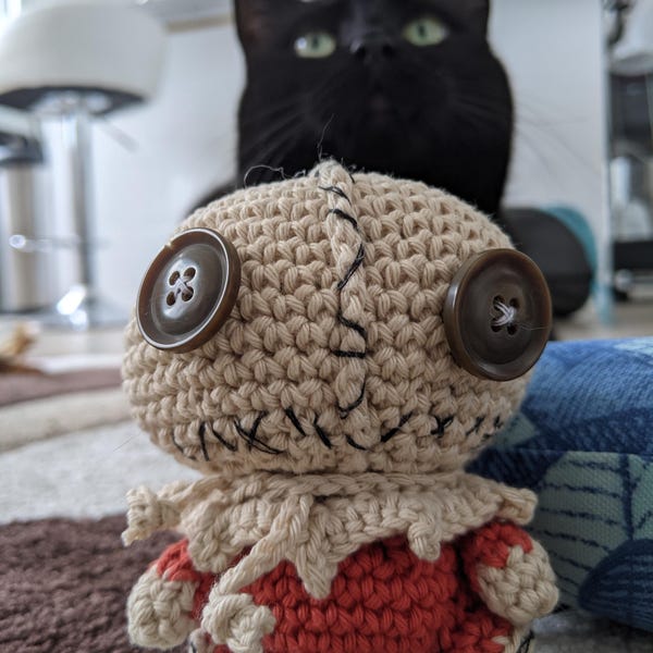 Amigurumi Halloween Boy Crochet Pattern. Horror, Creepy, Scary Doll ...