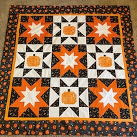 Pumpkin Spice Quilt Pattern - PDF Pattern - Etsy Canada