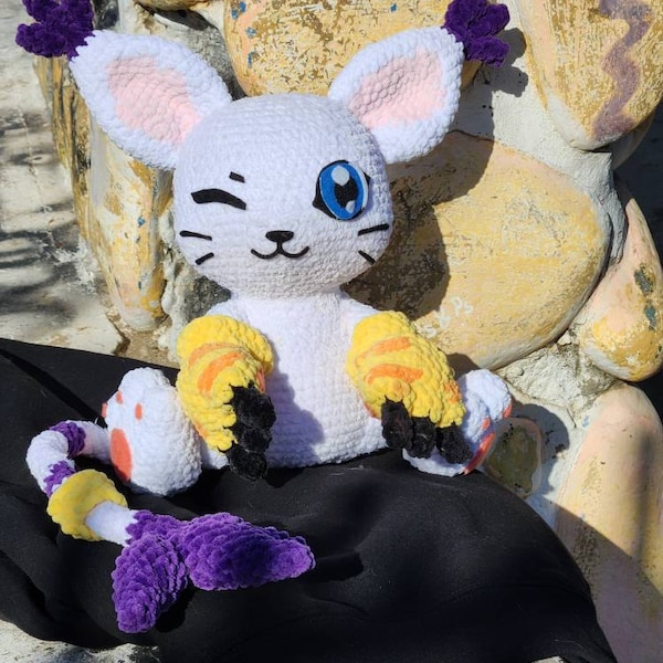 Holy Cat Monster - Crochet Pattern DIGITAL PDF - Amigurumi Tutorial - Etsy