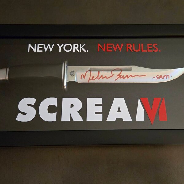 Ghostface Scream Knife Display (version 2) - Etsy