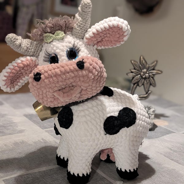 Funny Cow Amigurumi by Aleniya2 Crochet PDF Pattern Tutorial - Etsy