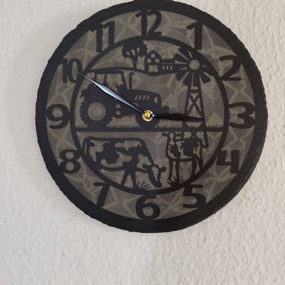 Fishing Wall Clock Laser Cut Files, SVG File. Vector File Ai, Cdr, Dxf ...
