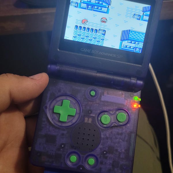 Gameboy Advance SP IPSV5 3.0 Inch HD 720*480 Retro Pixel Backlit Custom ...