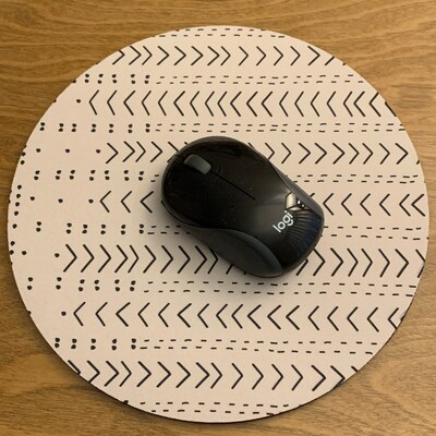 Mouse Pad Mud Cloth Mouse Pad Geometric Mouse Pad Office Mouse Pad ...
