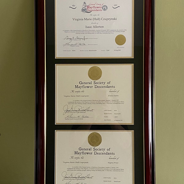 Triple Diploma Frame Certificate Frames University College Plaque ...