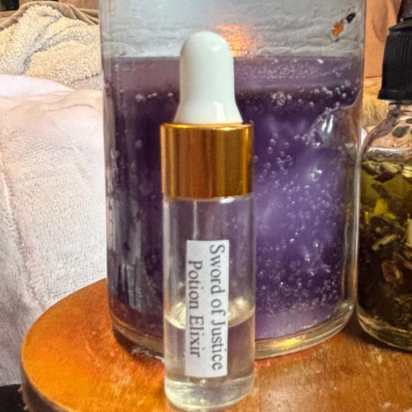 Sword of Justice Potion Elixir: Customized Magick Spell - Etsy