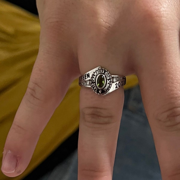 Customized Women’s High School and College Class Ring – Personalized ...