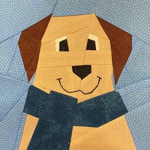 Paper Pieced Cozy Dog Quilt/wall Hanging Pattern in PDF | Etsy