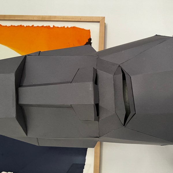 Moai Mask | DIY Paper Mask, Printable Template, Papercraft, 3D Mask ...
