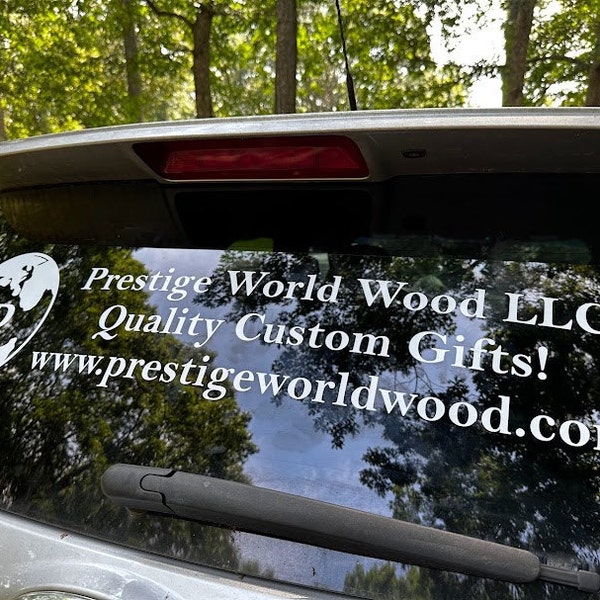 Custom Decal, Business Decal, Car Business Decal, Car Decal, Business ...