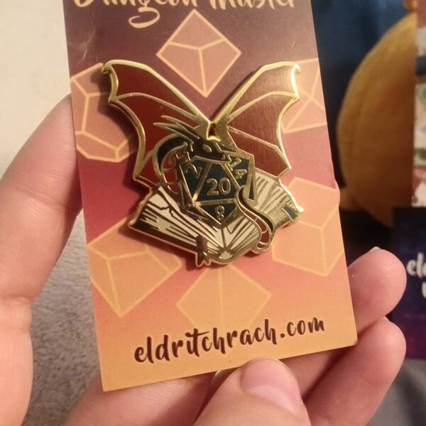 D20 Hard Enamel Pins : Dungeon Master - Etsy