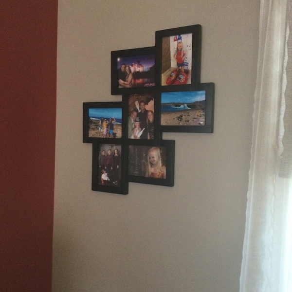 7 Opening Photo Collage Frame, Multiple Orientation Frame, Gallery Wall ...