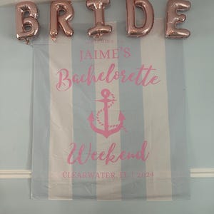 Wedding Backdrop, Minimalist Custom Ceremony Background Banner ...