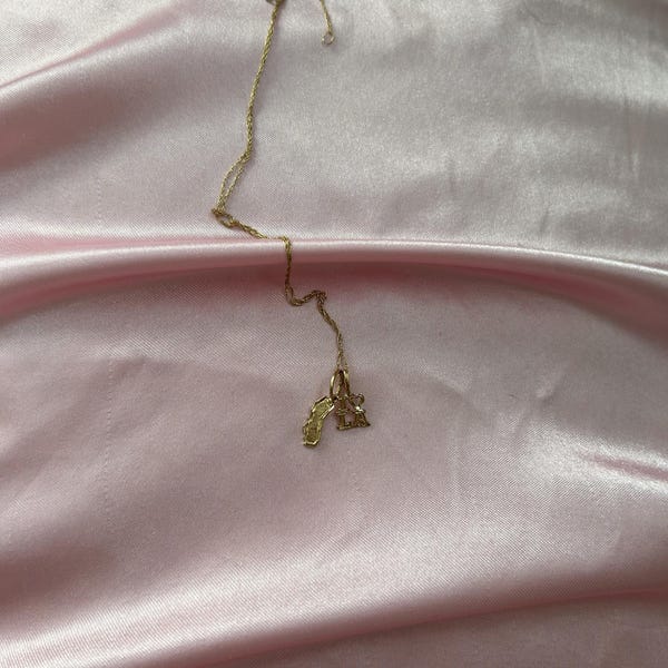 New 14k Yellow Gold Brat Charm Pendant - Etsy