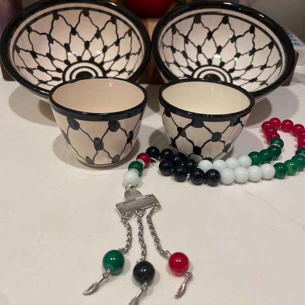 Palestinian Pottery Ceramic Tray 30x15 Cm Handmade and Hand Painted in ...