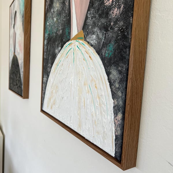 24x36 Frame | 24 X 36 Regular Floating Frame for 1.5" Canvas | Wooden ...