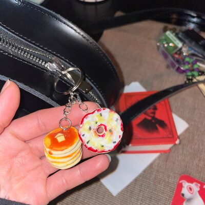 Spaghetti Keychain // Polymer Clay Food // Clay Keychain - Etsy