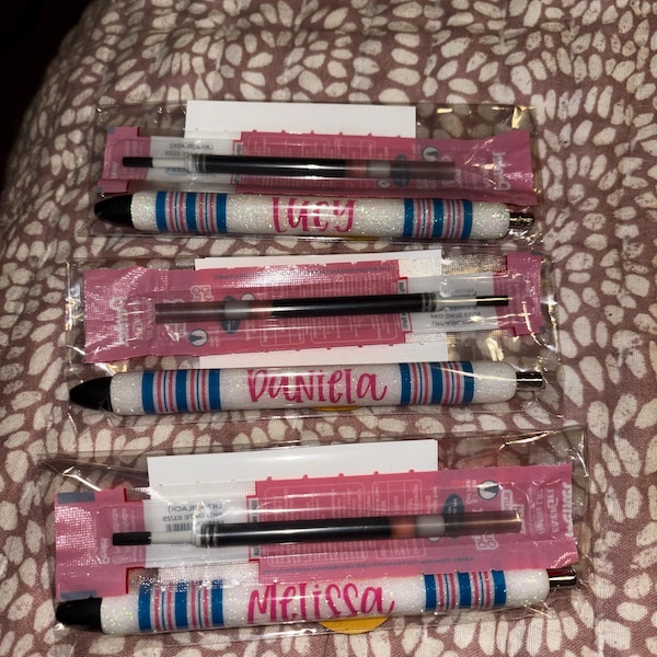 Blood Splatter Pen| Crime Glitter Pen| Personalized Pen| Glitter Pen ...